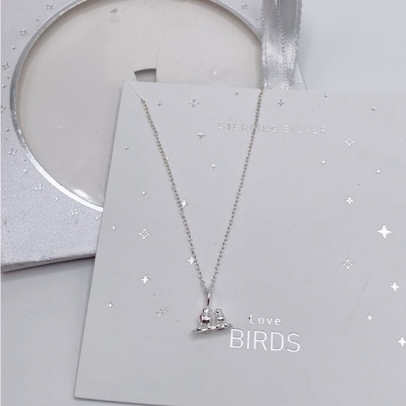 love birds | Jewelry | Silver Bird Pendant Necklace | Poshmark